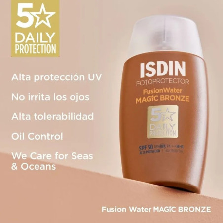 Isdin Protector Solar Fusion Water Oil Control Bronze